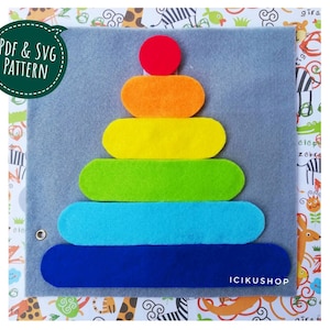 PDF, SVG : 10 Pages No Sew Busy Pages Pattern and Tutorial - Etsy