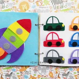 PDF, SVG : Transportation Activities, Busy Book / Quiet Book Pattern ...