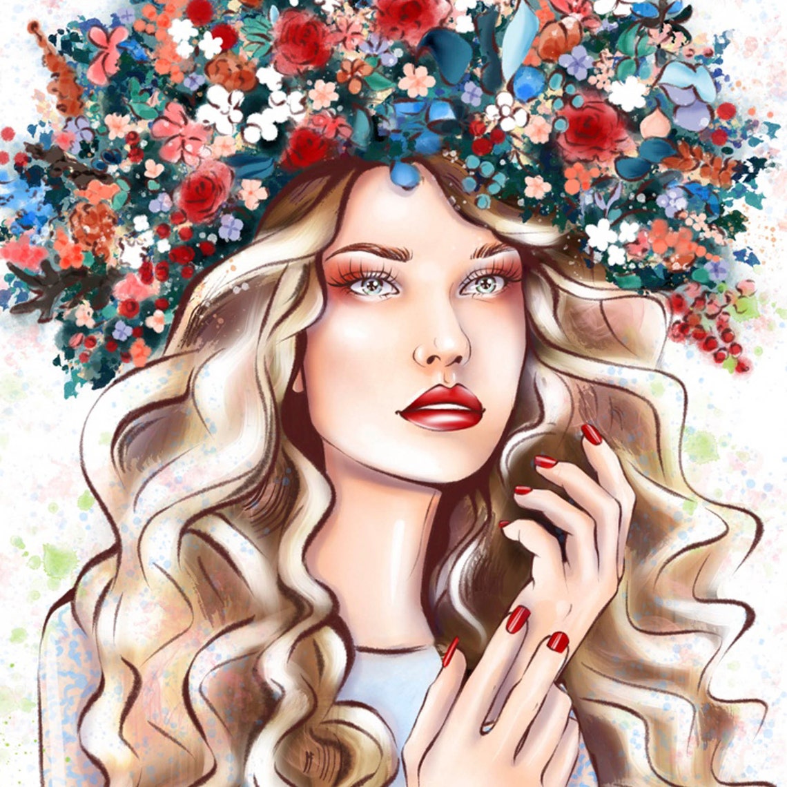 Digital Portrait of Your Photo Custom Portrait Illustration - Etsy