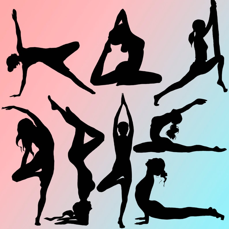 Yoga, Yoga Clipart, Practice, Yoga Pose, Meditation, Relax Clipart for ...