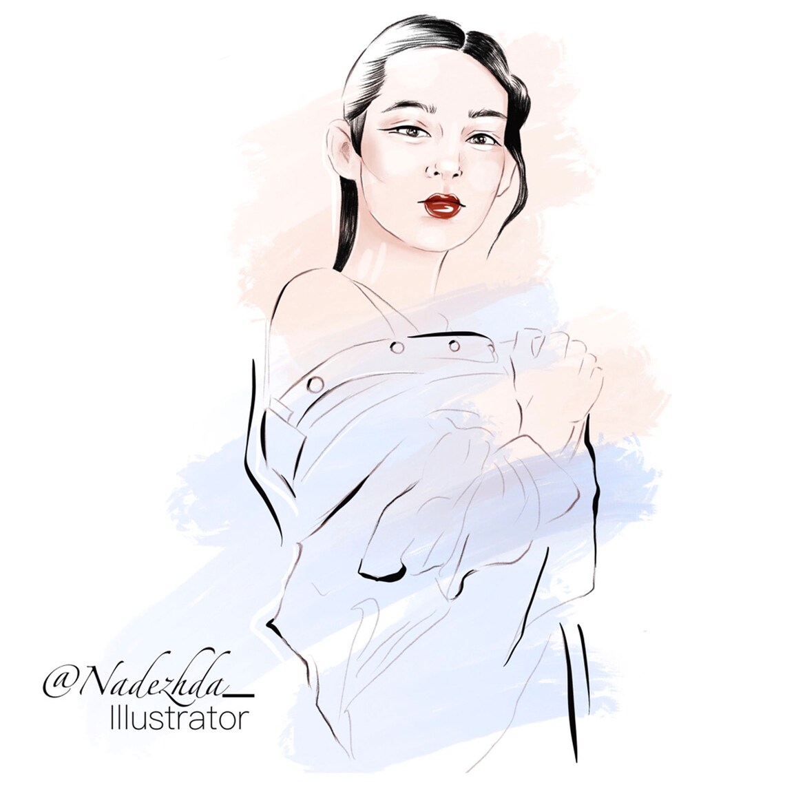 Digital Portrait of Your Photo Custom Portrait Illustration - Etsy