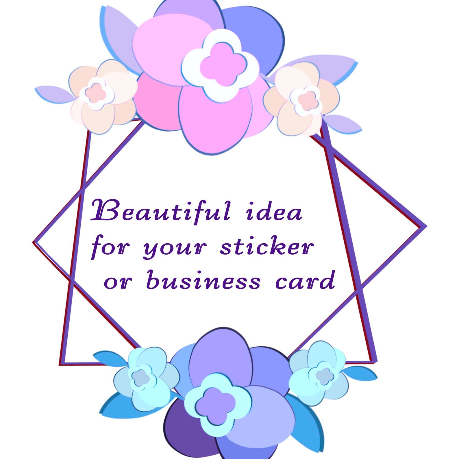 Digital Floral Frames Clipart, Frames Clipart, Floral Clipart, Art ...