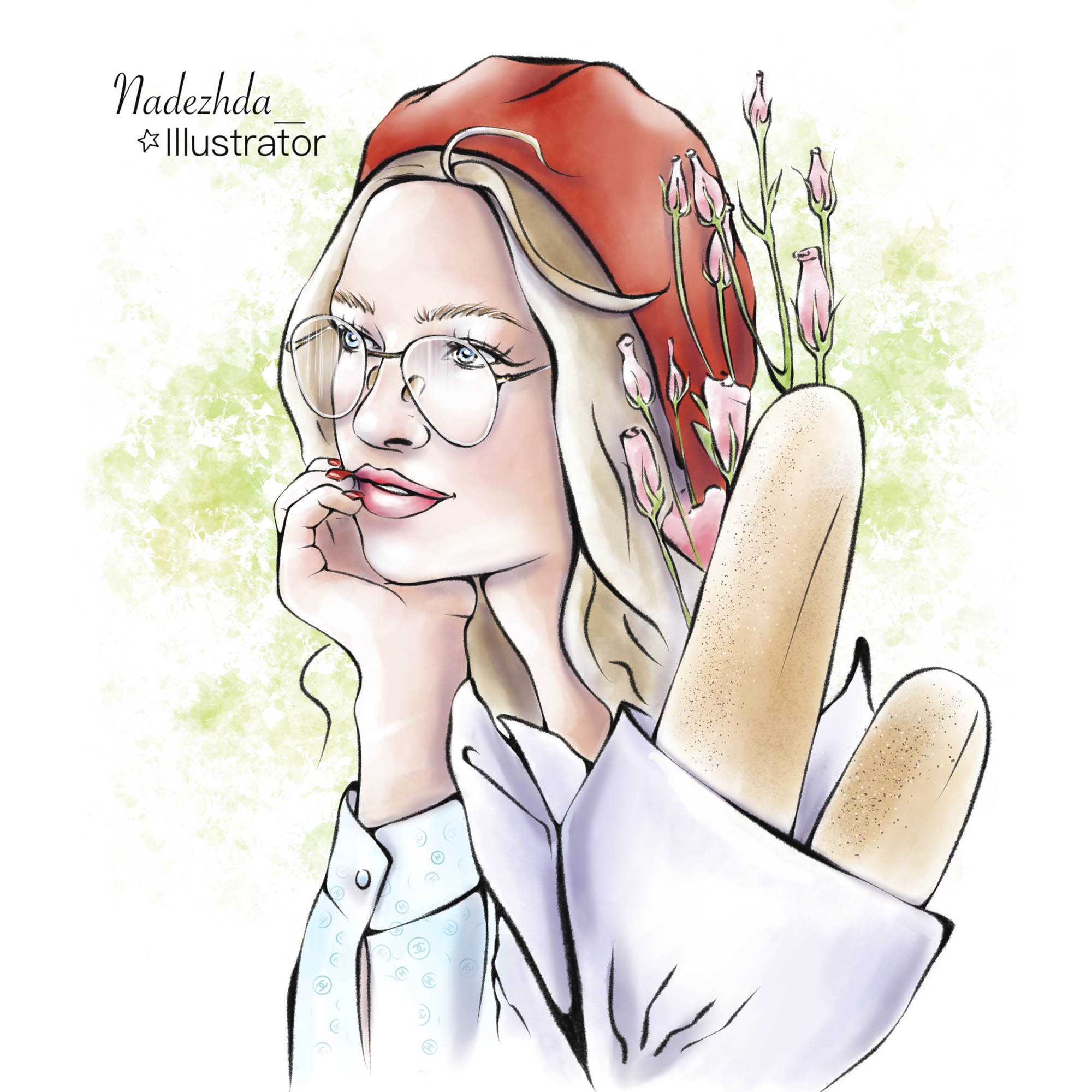 Digital Portrait of Your Photo Custom Portrait Illustration - Etsy