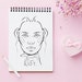 Face Chart for Makeup, Clip Art Face Charts, Printable Make up Artist ...