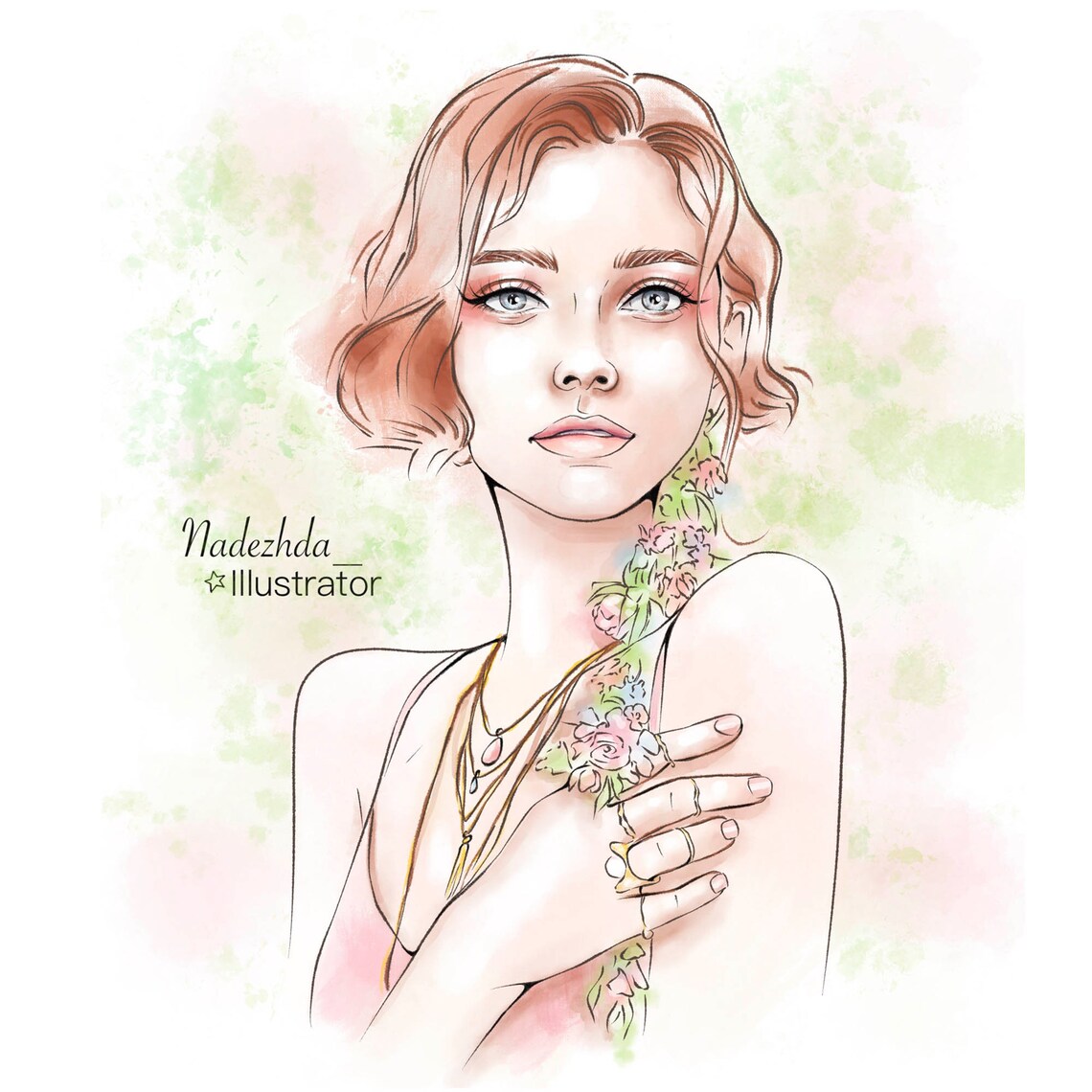 Digital Portrait of Your Photo Custom Portrait Illustration - Etsy