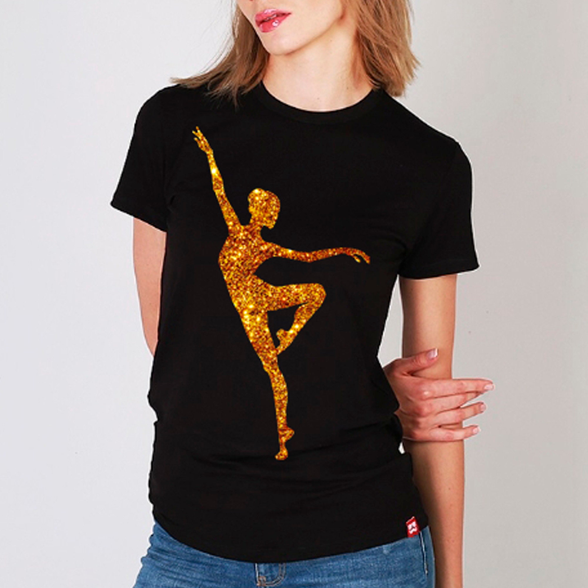 Clipart Ballet Silhouettes Gold, Ballerina Silhouette, Sequin ...