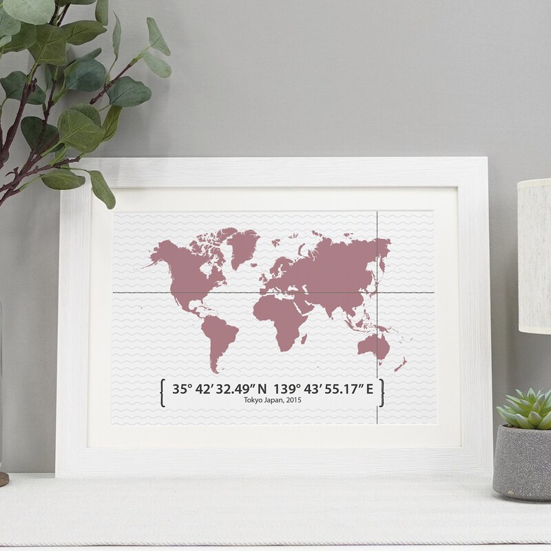 Coordinates Gift - 60+ Gift Ideas for 2024