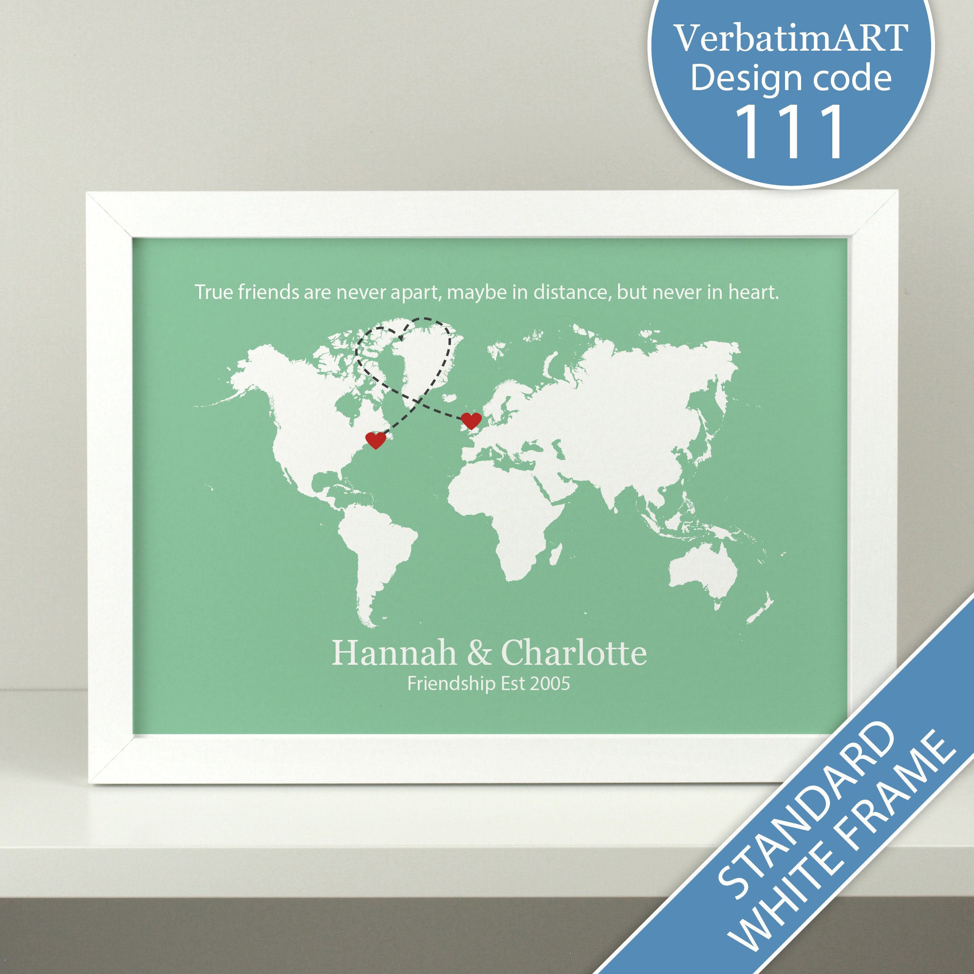 Personalised Friend leaving present / leaving gift / moving | Etsy