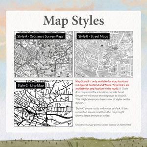 Personalised New Home Map Gift | Custom Housewarming Keepsake | Unique ...