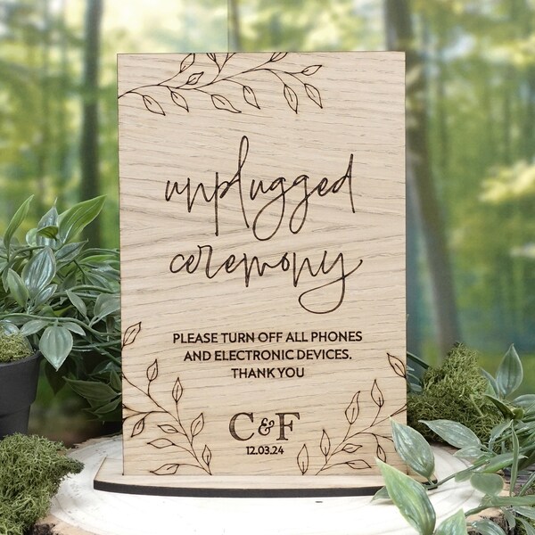 No Phone Wedding Sign - Etsy