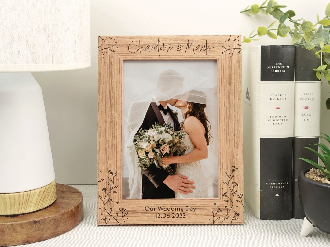 Personalised Engraved Photo Frame | VA185 - Etsy UK