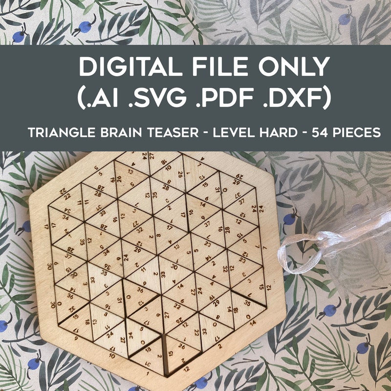 Wooden Brain Teaser - Etsy