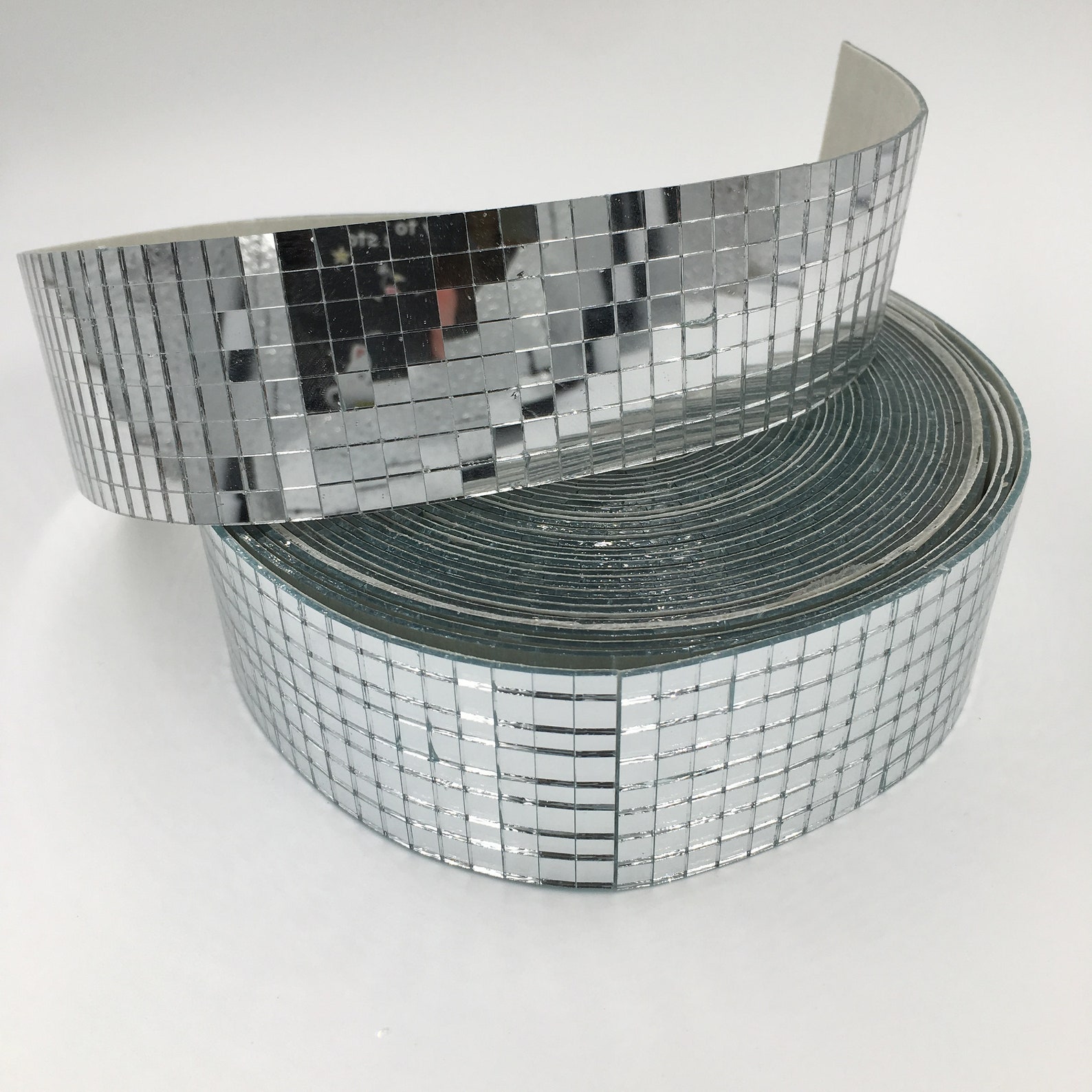 Real Glass Craft Mini Square Mirrors Silver Mosaic Tiles Mirror Sheets ...