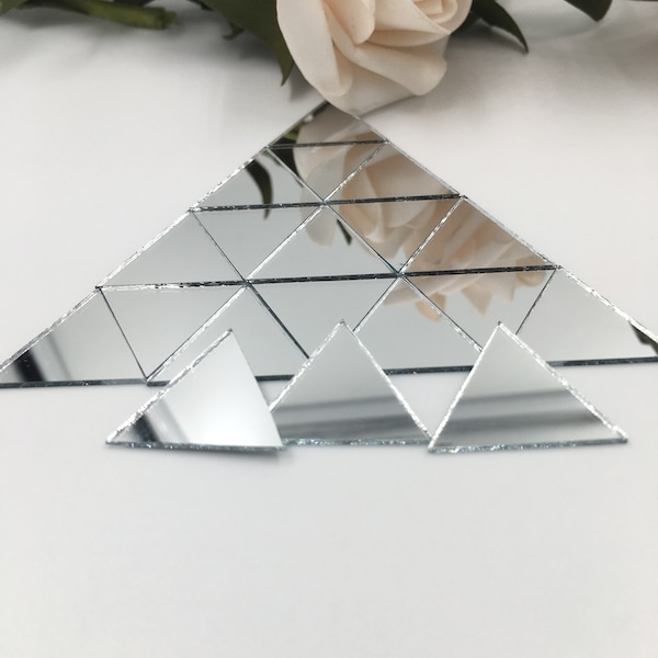 Triangle Mirror - Etsy