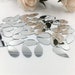 150pcs 1" X 1/2" Teardorp Shape Craft Mirrors Small Mosaic Mirror Tiles ...