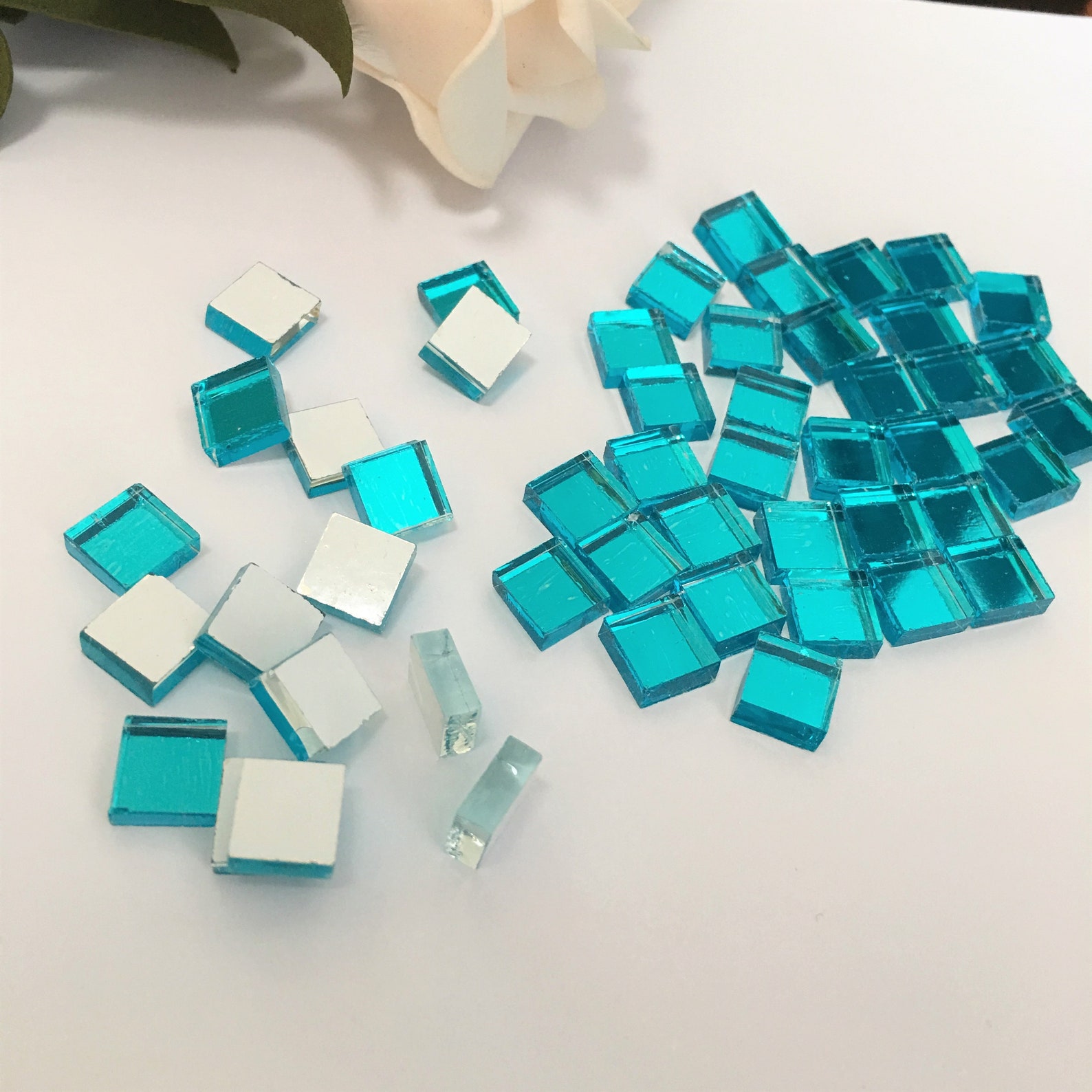 3/8 Inch Small Glass Square Craft Mirrors Bulk 100 Pieces | Etsy