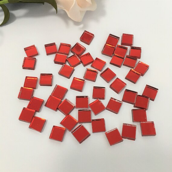 3/8 Inch Small Glass Square Craft Mirrors Bulk 100 Pieces | Etsy