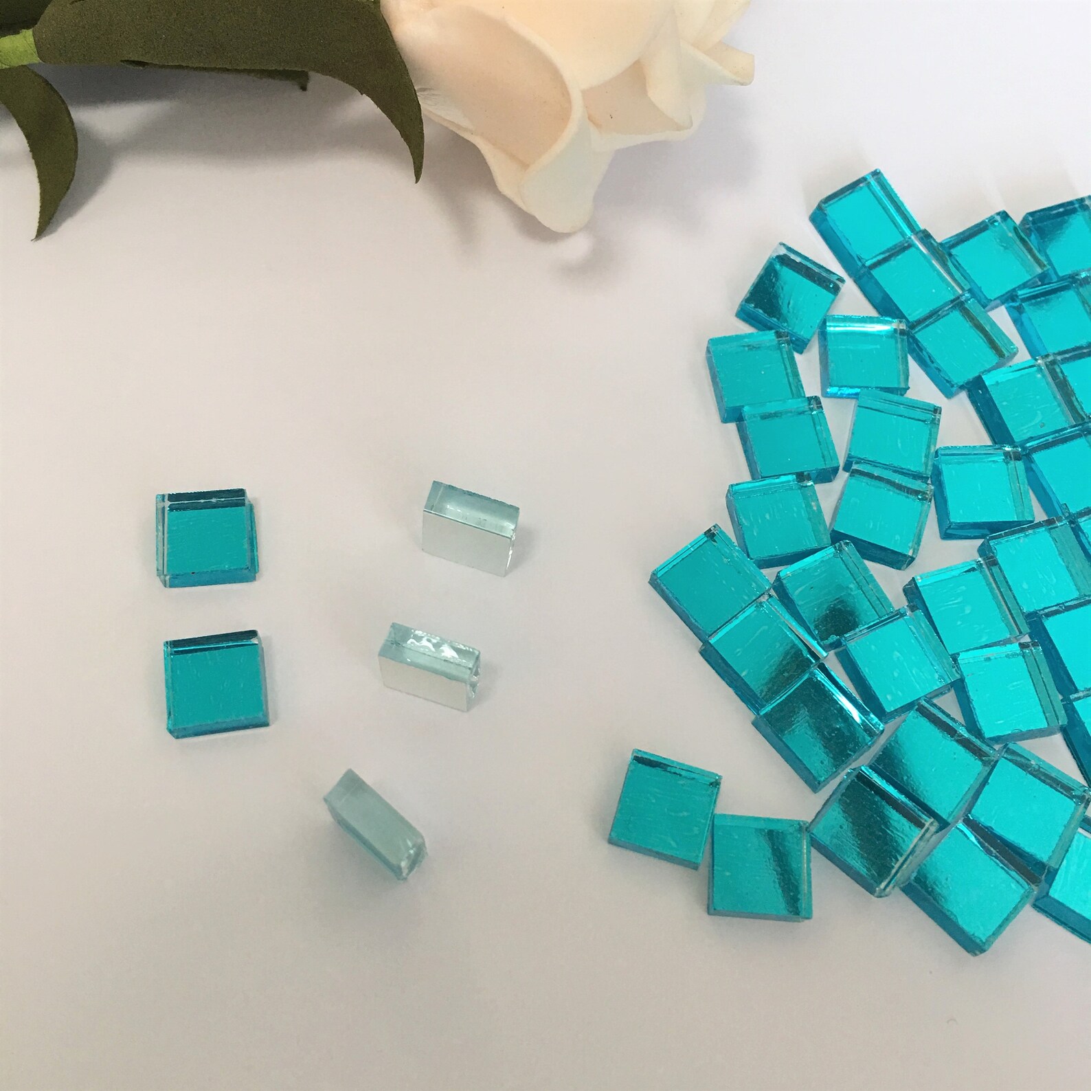 3/8 Inch Small Glass Square Craft Mirrors Bulk 100 Pieces | Etsy