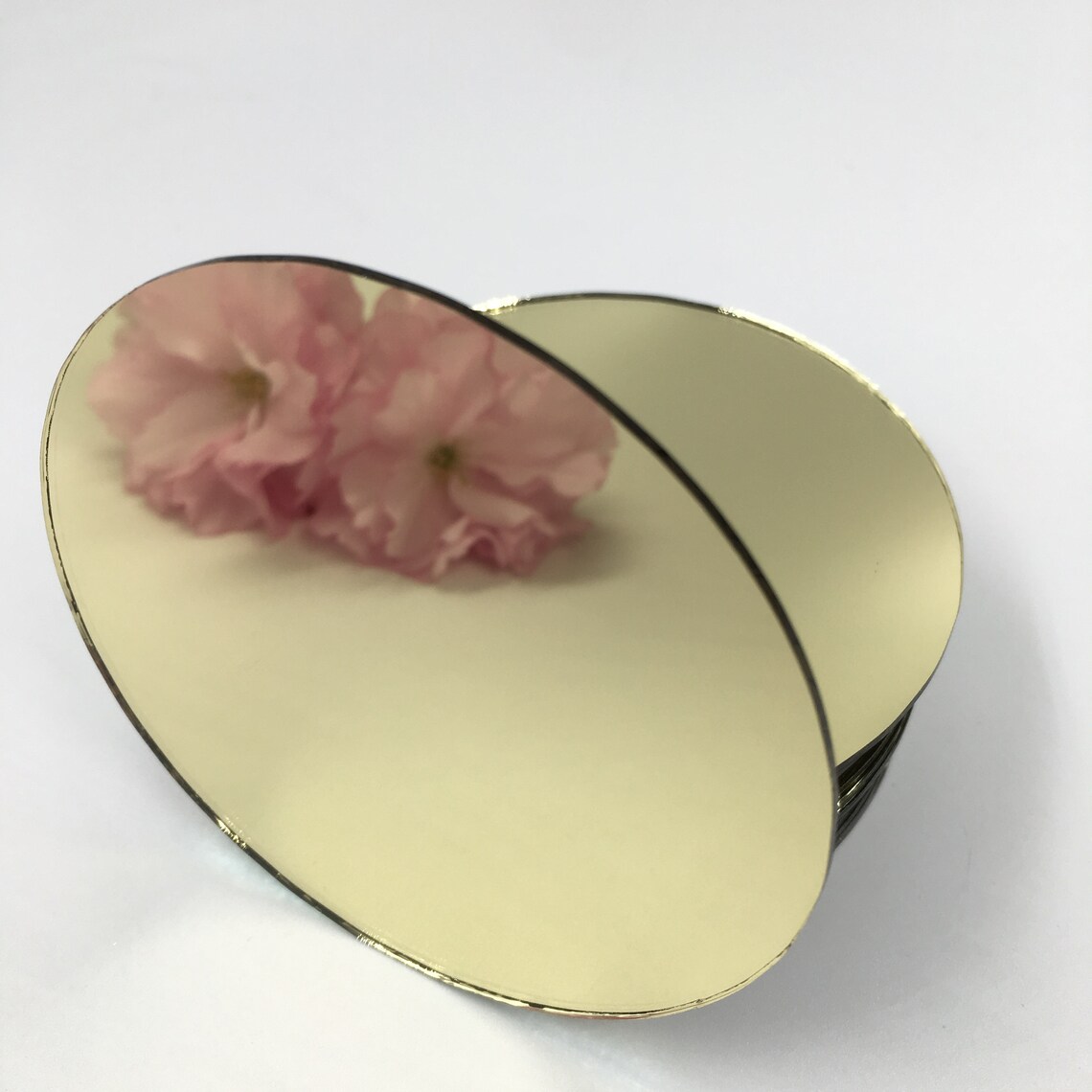 Round Mirror Tiles Silver Gold Craft Mirrors Bulk 20 Pieces - Etsy