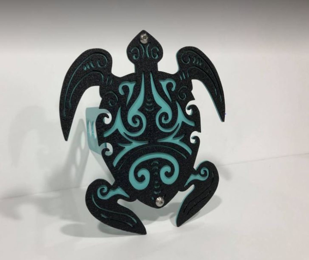 Sea Turtle Tribal Hitch Cover - Etsy