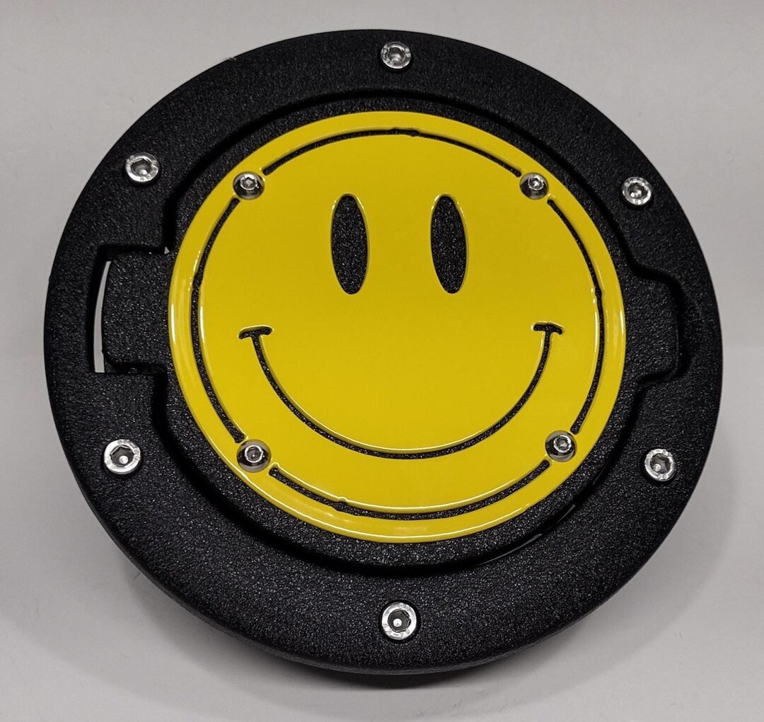 Smiley Face Fuel Door Assembly for Jeep Wrangler JK & TJ (1997-*2018 ...