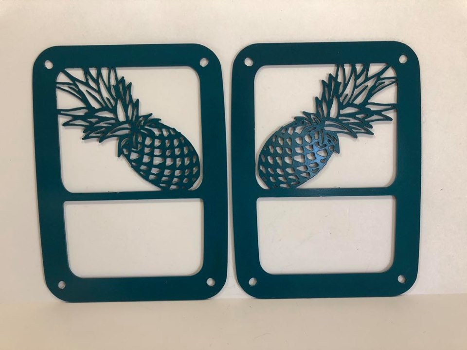 Pineapple Tail Light Guards for Jeep Wrangler TJ & JK | Etsy
