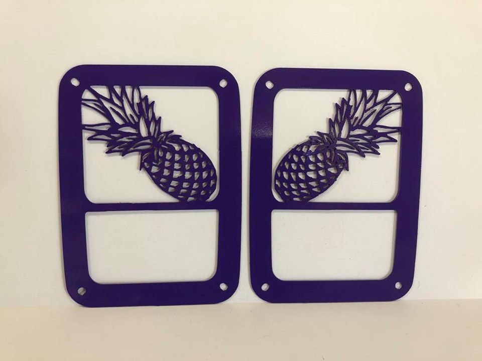 Pineapple Tail Light Guards for Jeep Wrangler TJ & JK | Etsy