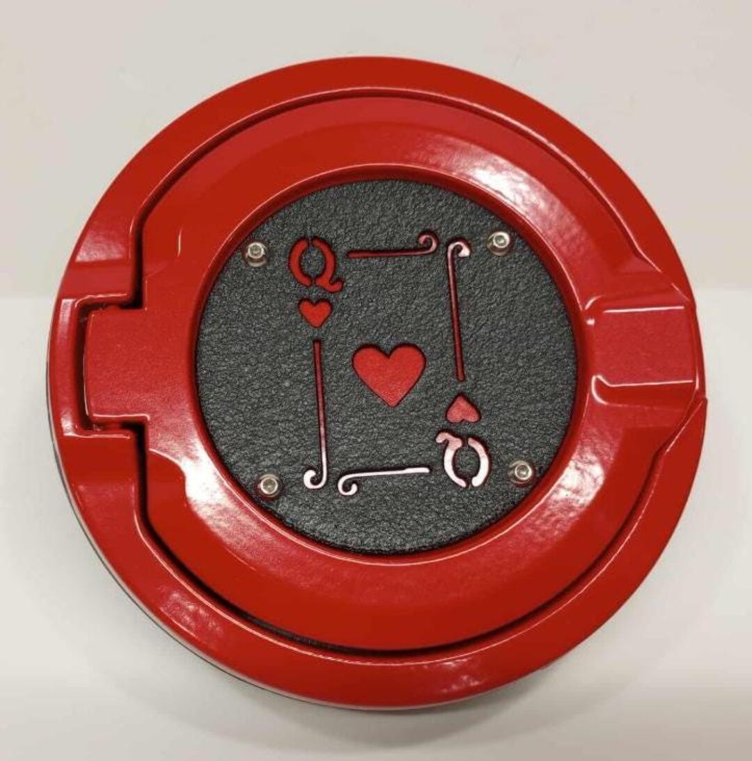 Queen of Hearts Fuel Door Assembly for Jeep Wrangler JL (2018*-current ...