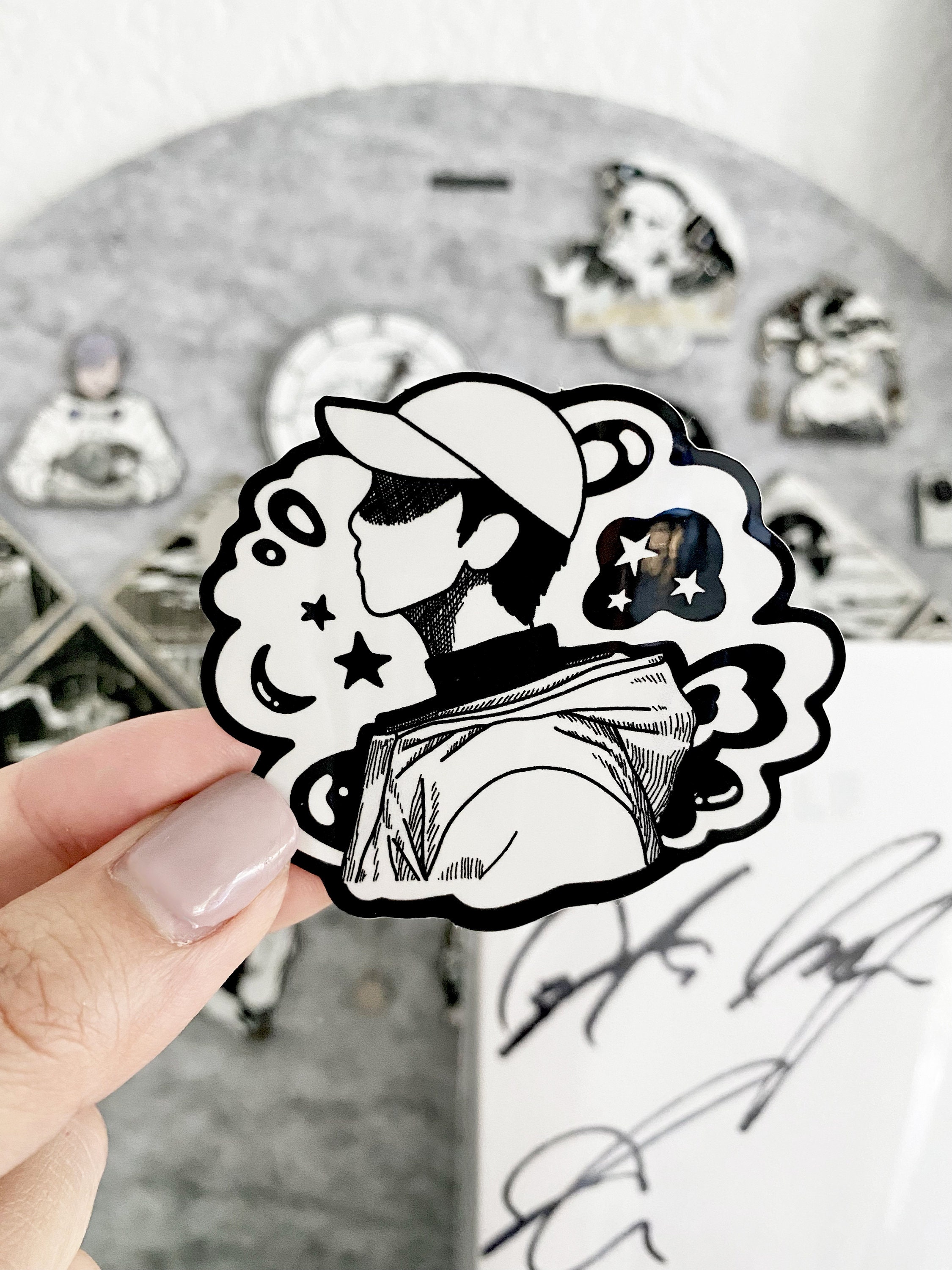 RM Mono Forever Rain Sticker RM Mono Sticker BTS Sticker - Etsy