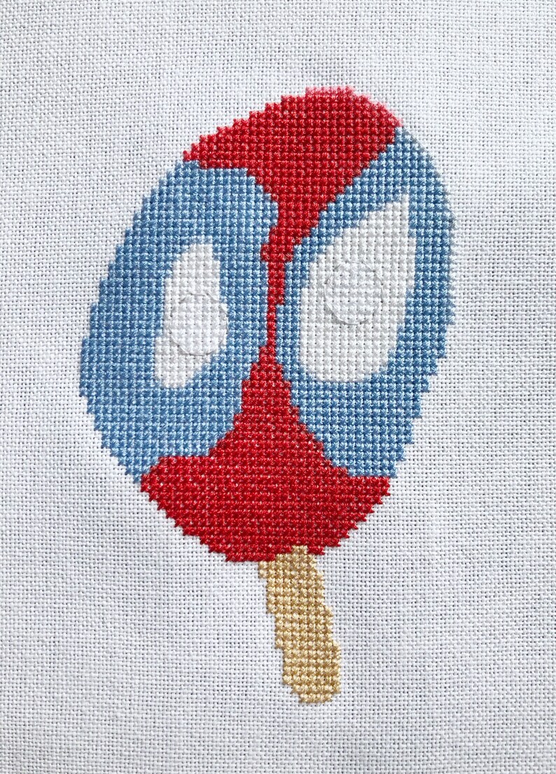 Set of 2 Spider-man Popsicle Cross Stitch PDF Patterns - Etsy