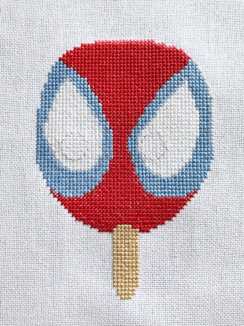 Set of 2 Spider-man Popsicle Cross Stitch PDF Patterns - Etsy