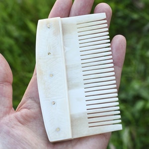 Bovine Bone Comb, Hand Made Carved Real Bovine Bone Comb - Etsy