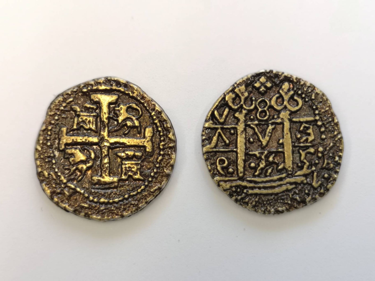 One Golden Doubloon Pirate Treasure Replica - Etsy UK