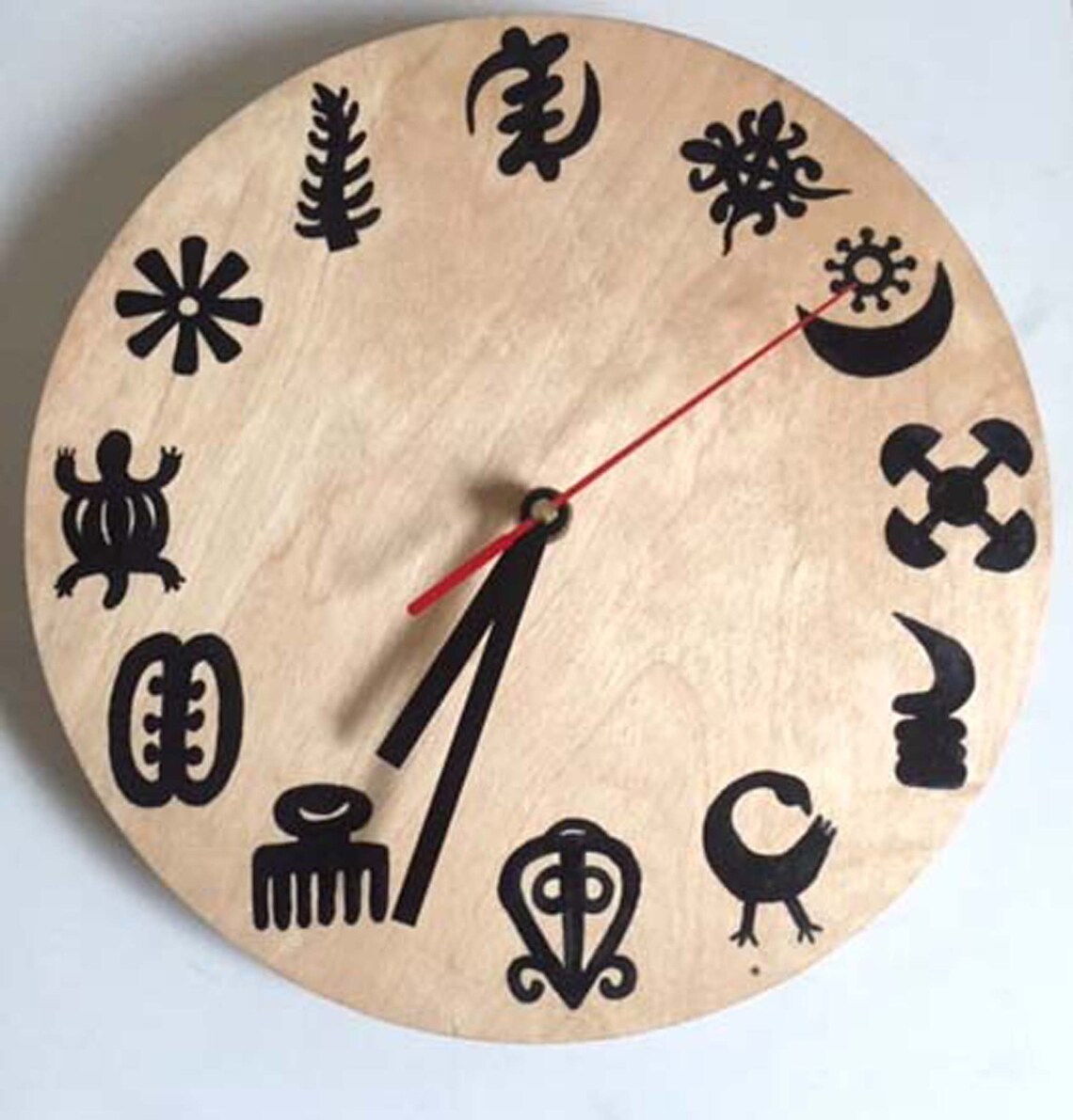 Adinkra Clock - Etsy