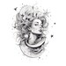 Celestial Tattoo Design A | Digital Back Tattoo Designs, Set of 4, Svg ...