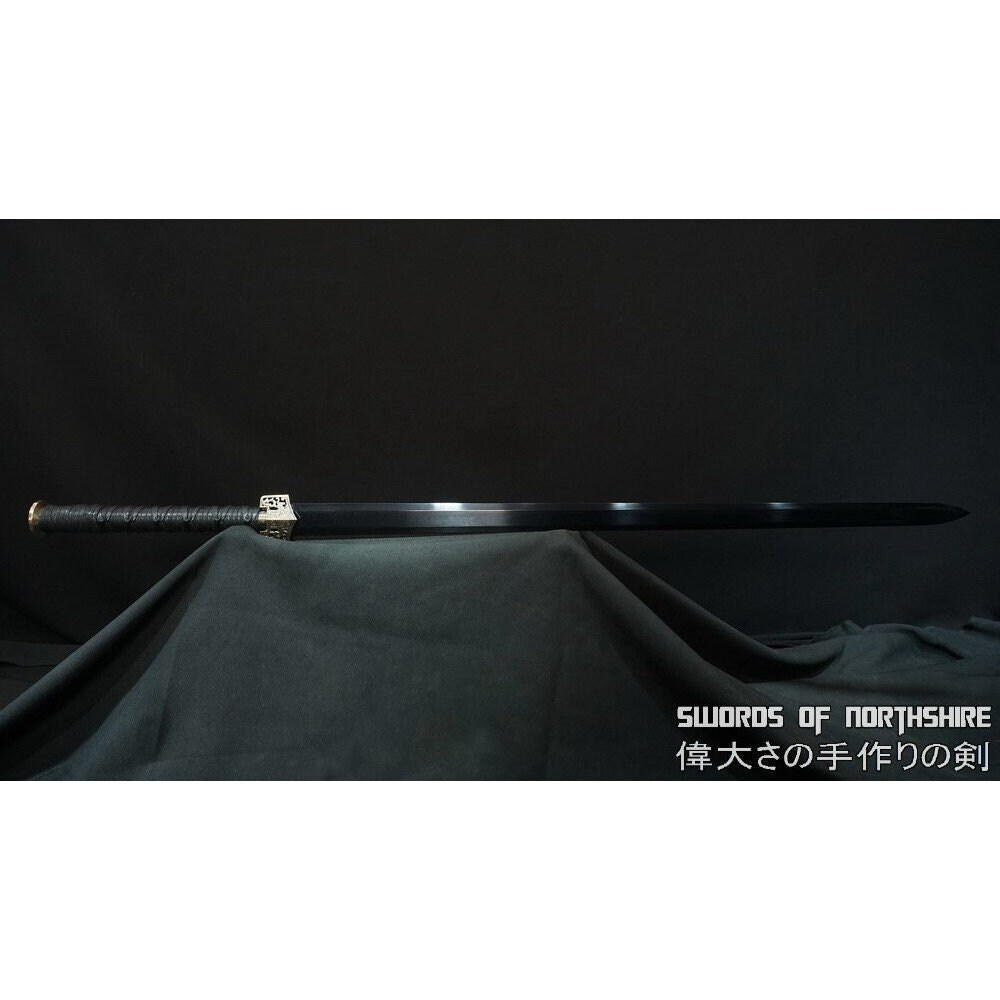 Avatar the Last Airbender Sokka Meteor Sword Black Folded - Etsy
