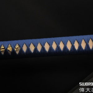 Wave Design Tsuba Japanese Sword Handmade Samurai Sword 1095 - Etsy