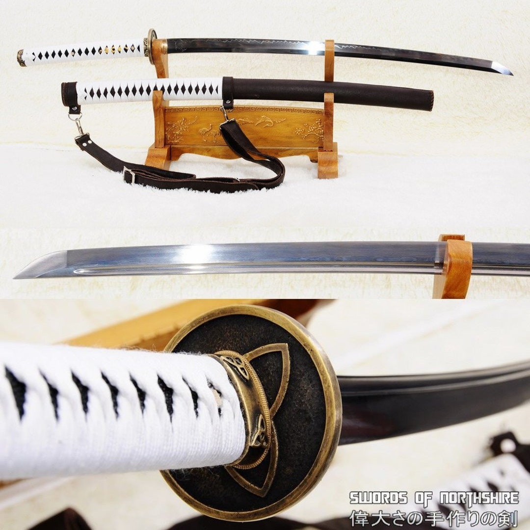 Japanese Hand Forged Sword Replica Folded Steel Sword Fully Functional ...