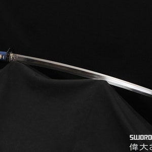 Wave Design Tsuba Japanese Sword Handmade Samurai Sword 1095 - Etsy