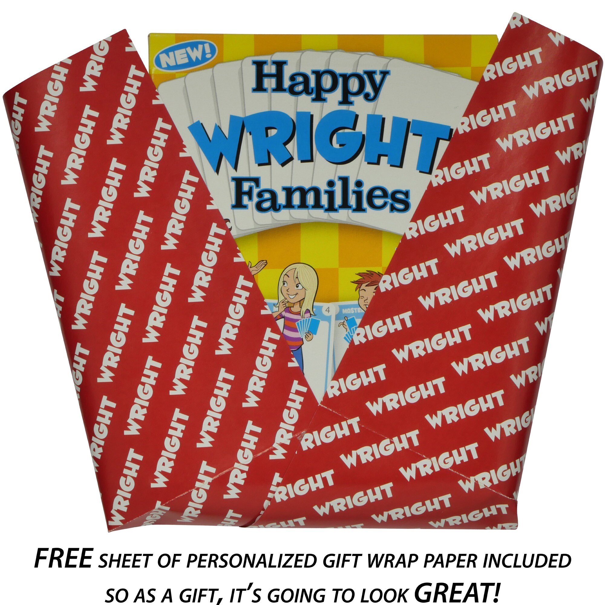 The Wright Family Game Personalised Family Card Game for the - Etsy