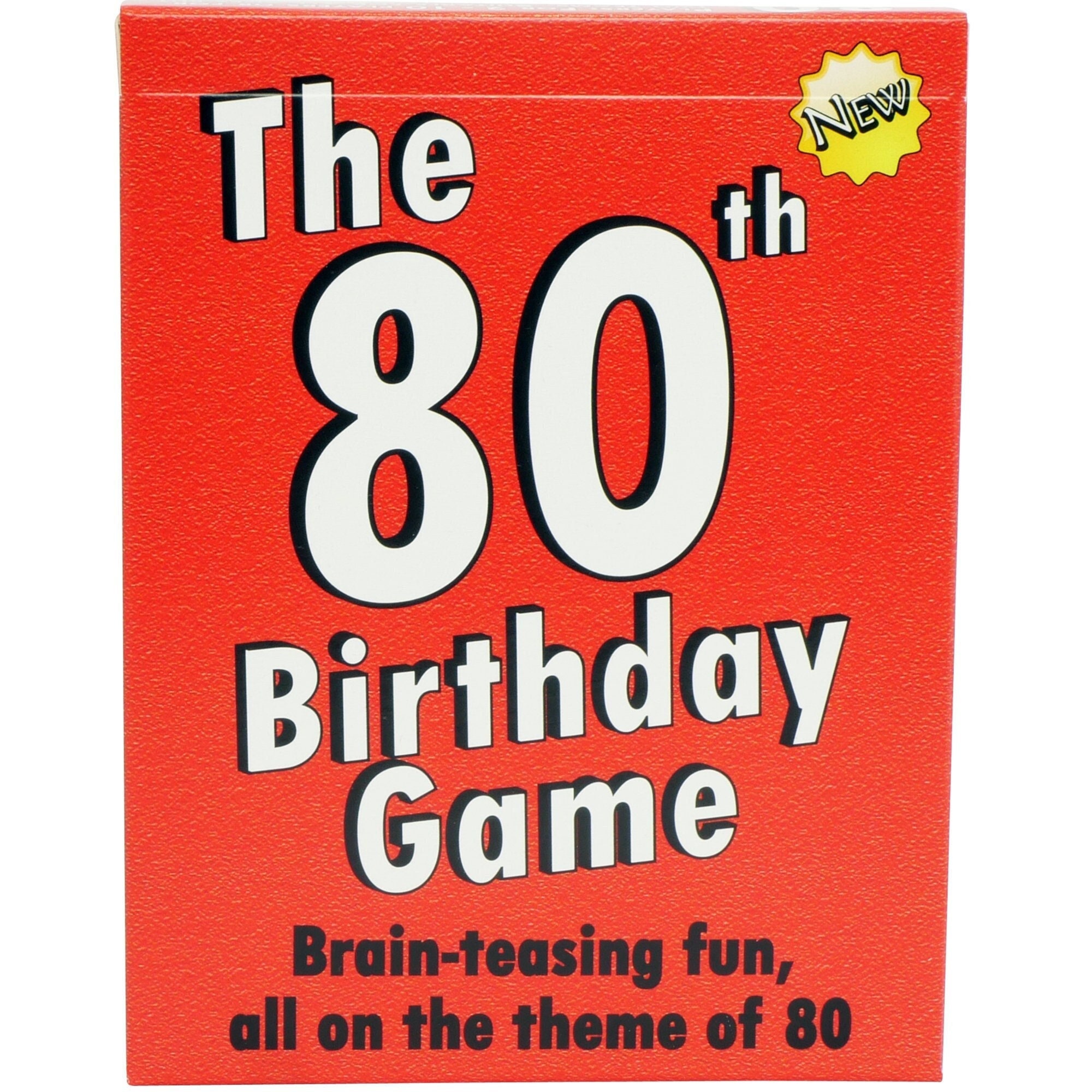 80th Birthday Card Game. New 80th Birthday Gift for Men or - Etsy
