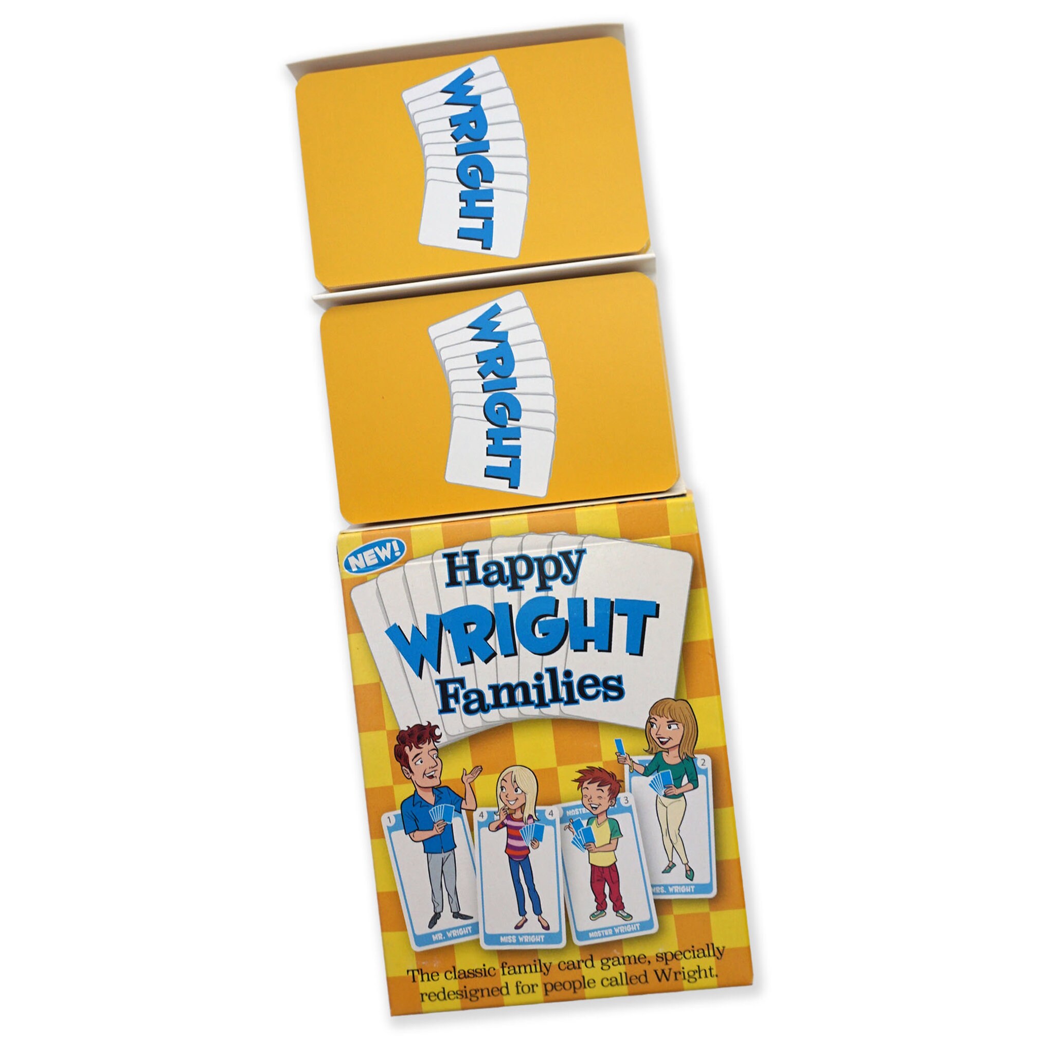 The Wright Family Game personalised family card game for the | Etsy