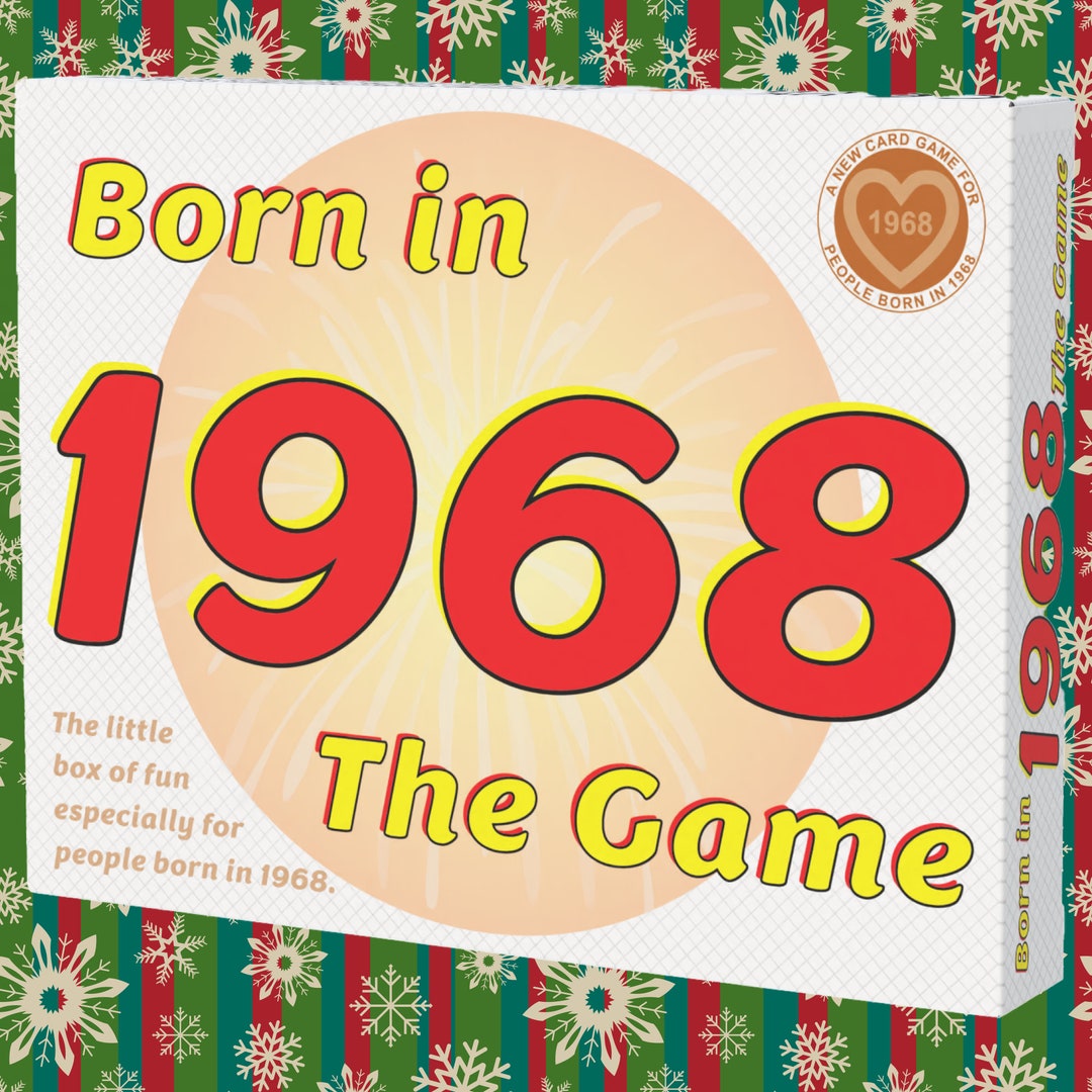 Hilarious Christmas Stocking Gift for People Born in 1968. Ideal for ...