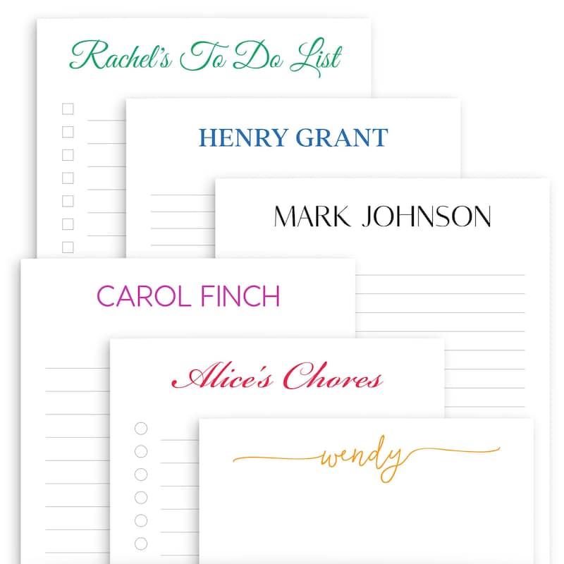 Custom Logo Lined Notepad - Etsy