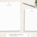 Personalized Monogram Stationery Classic Notecard and - Etsy