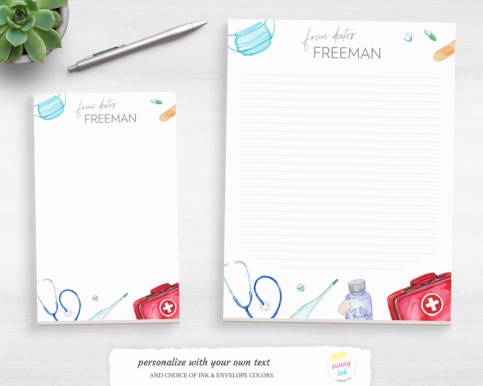 Personalized Nurse Notepad Doctor Notepad Customized - Etsy