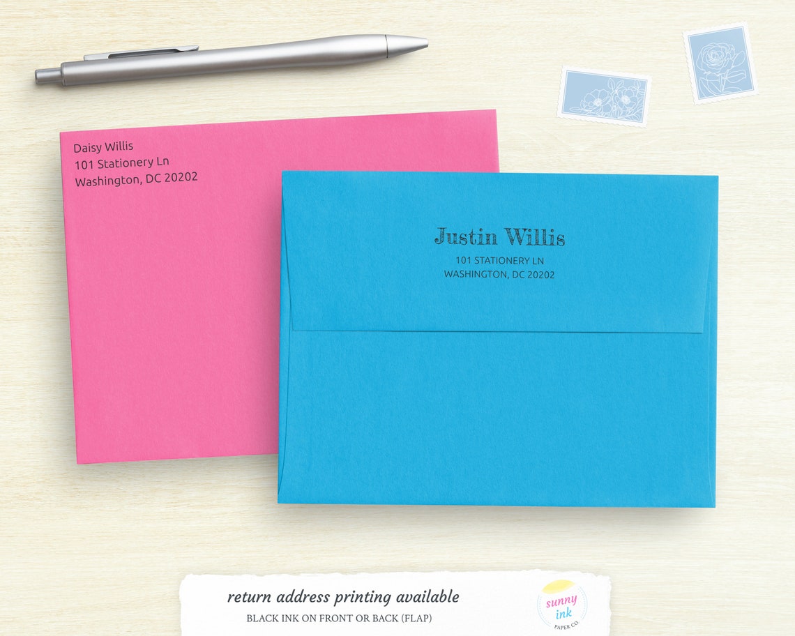 Personalized Kid's Notepad Colorful Kid's Stationery - Etsy