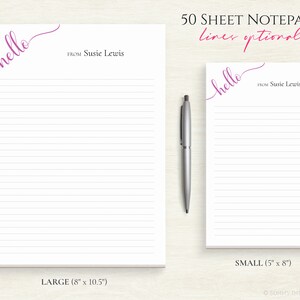 Personalized Stationery - Stationary for Her - Customized Stationery Set - Customized Gift ...