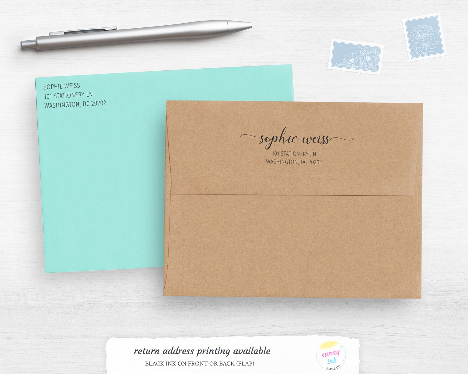 Personalized Monogram Stationery Classic Script Monogram - Etsy