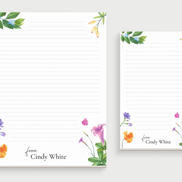 Stationery Notepad - Etsy